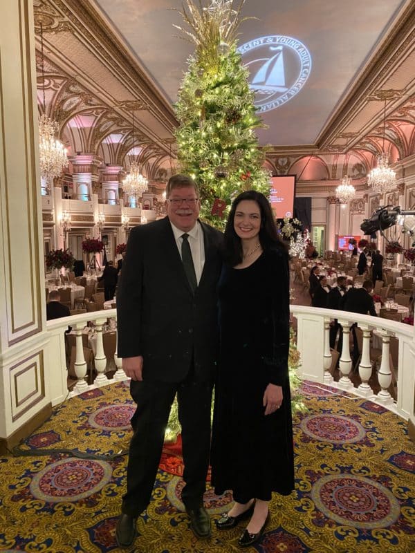 Dr. Jonathan D. Hall and his wife, Teri Hall, at the AYA Red Carpet ...